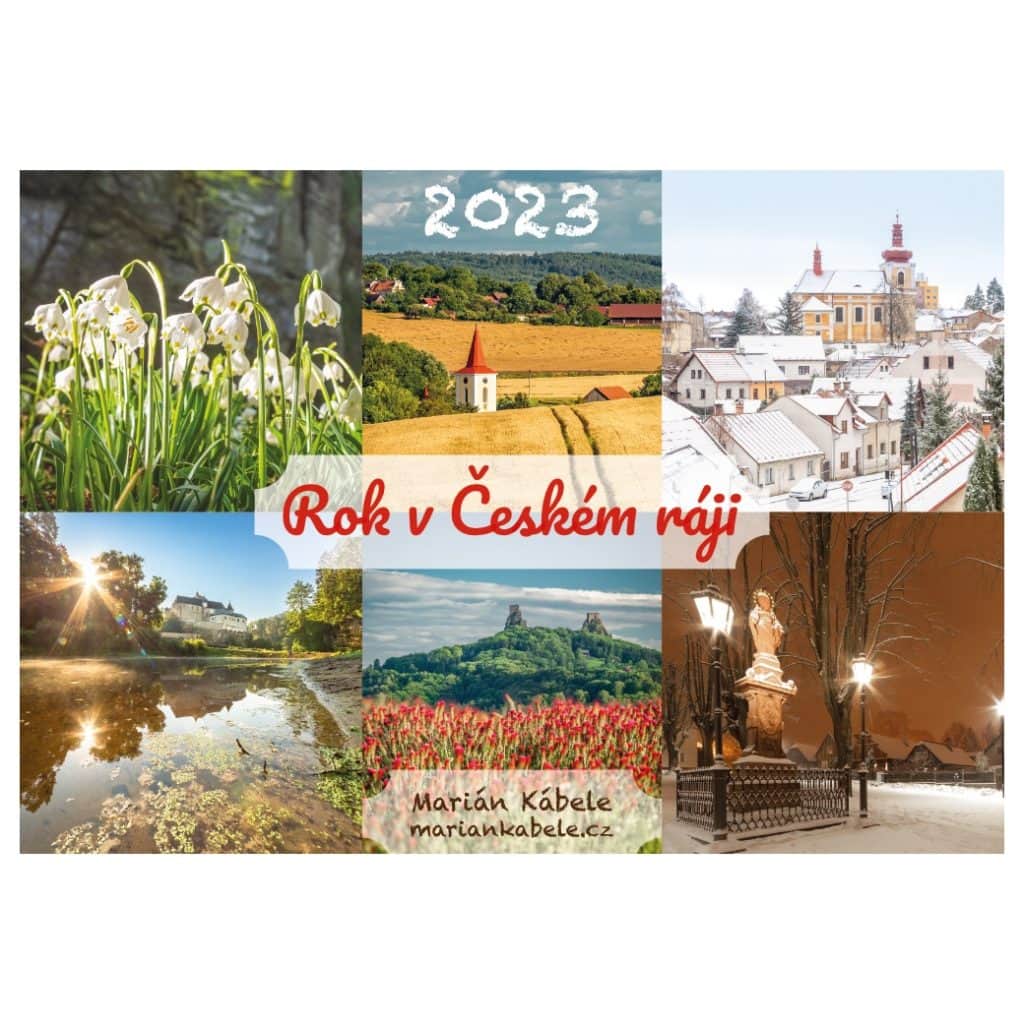Foto kalendáře nástěnné i stolní z Českého ráje 2023 | mariankabele.cz